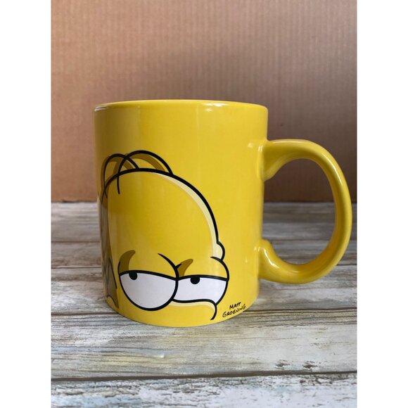 The Simpsons | Dining | The Simpsons Homer Head 2 Oz Yellow Ceramic ...